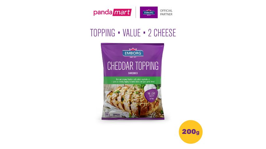 Emborg Mild Cheddar Shredded 200g delivery near you | foodpanda Malaysia
