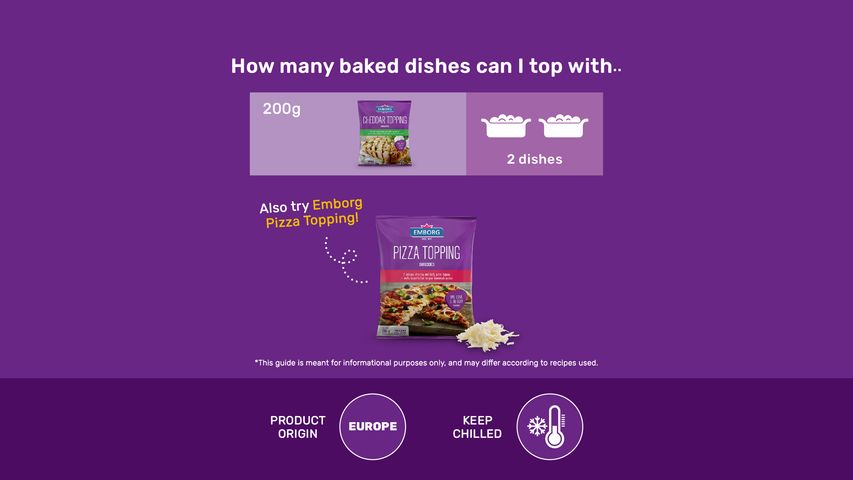 Emborg Mild Cheddar Shredded 200g delivery near you | foodpanda Malaysia