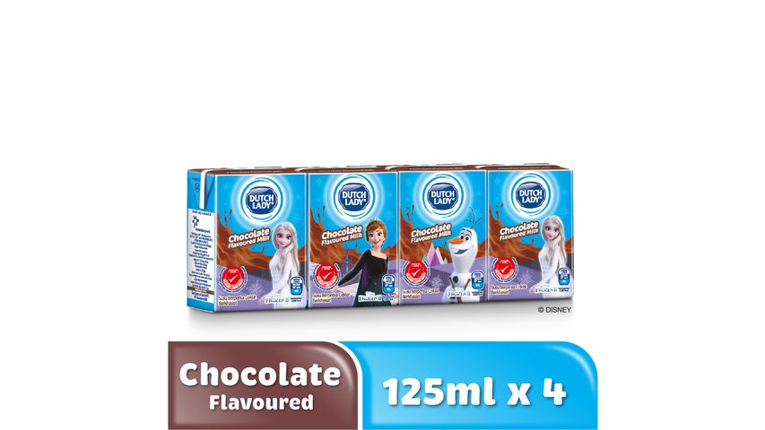 Dutch Lady UHT Princess Chocolate Milk 4 x 125ml delivery near you in ...