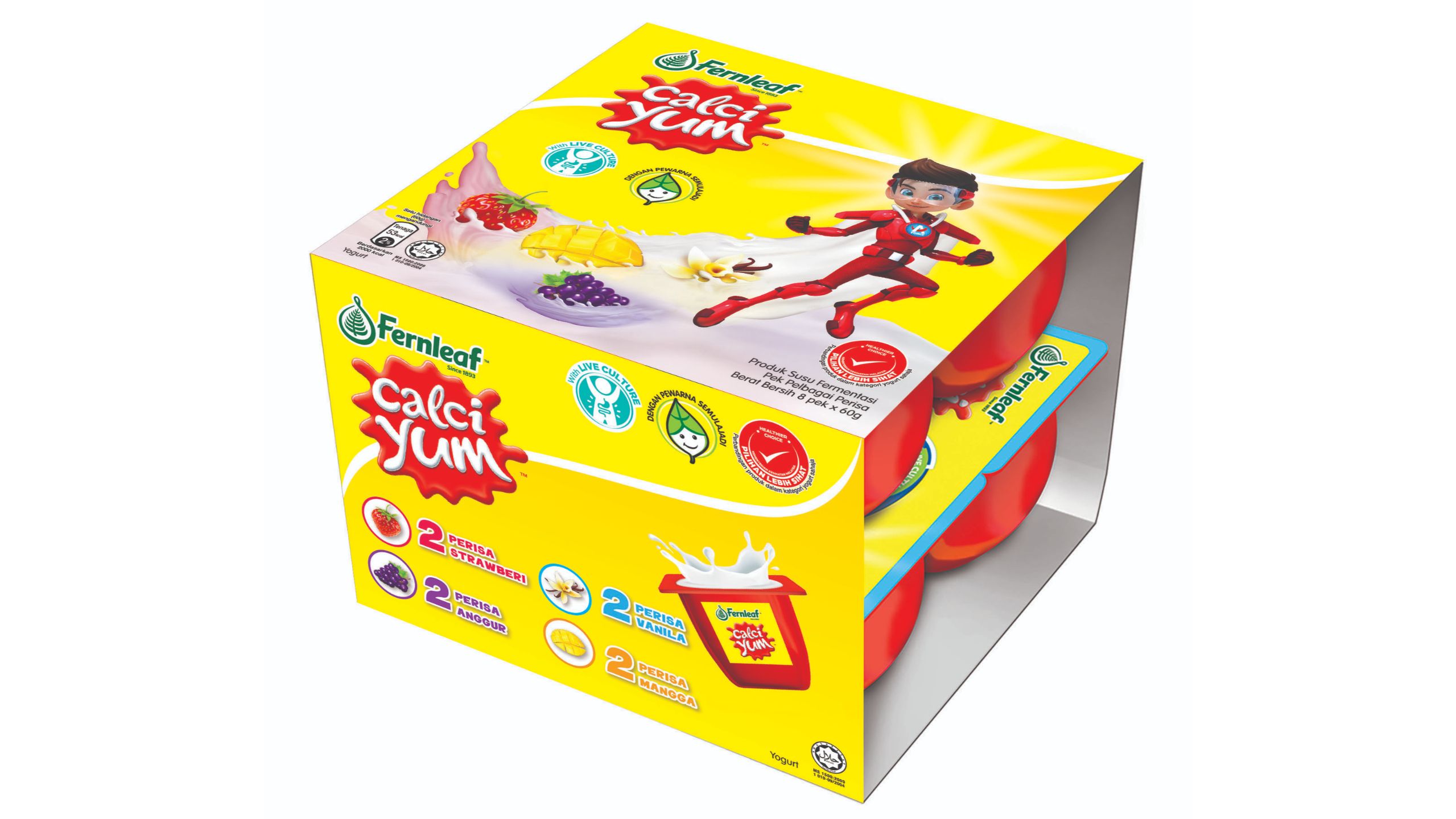 Fernleaf Calci Yum Yogurt Multipack 8 x 60ml delivery near you ...