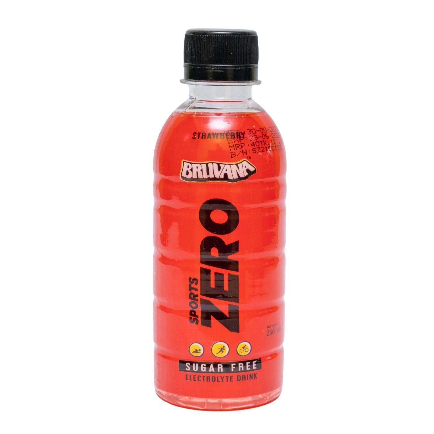 Bruvana Sports Zero Strawberry Sugar Free Electrolyte Drink 250ml ...