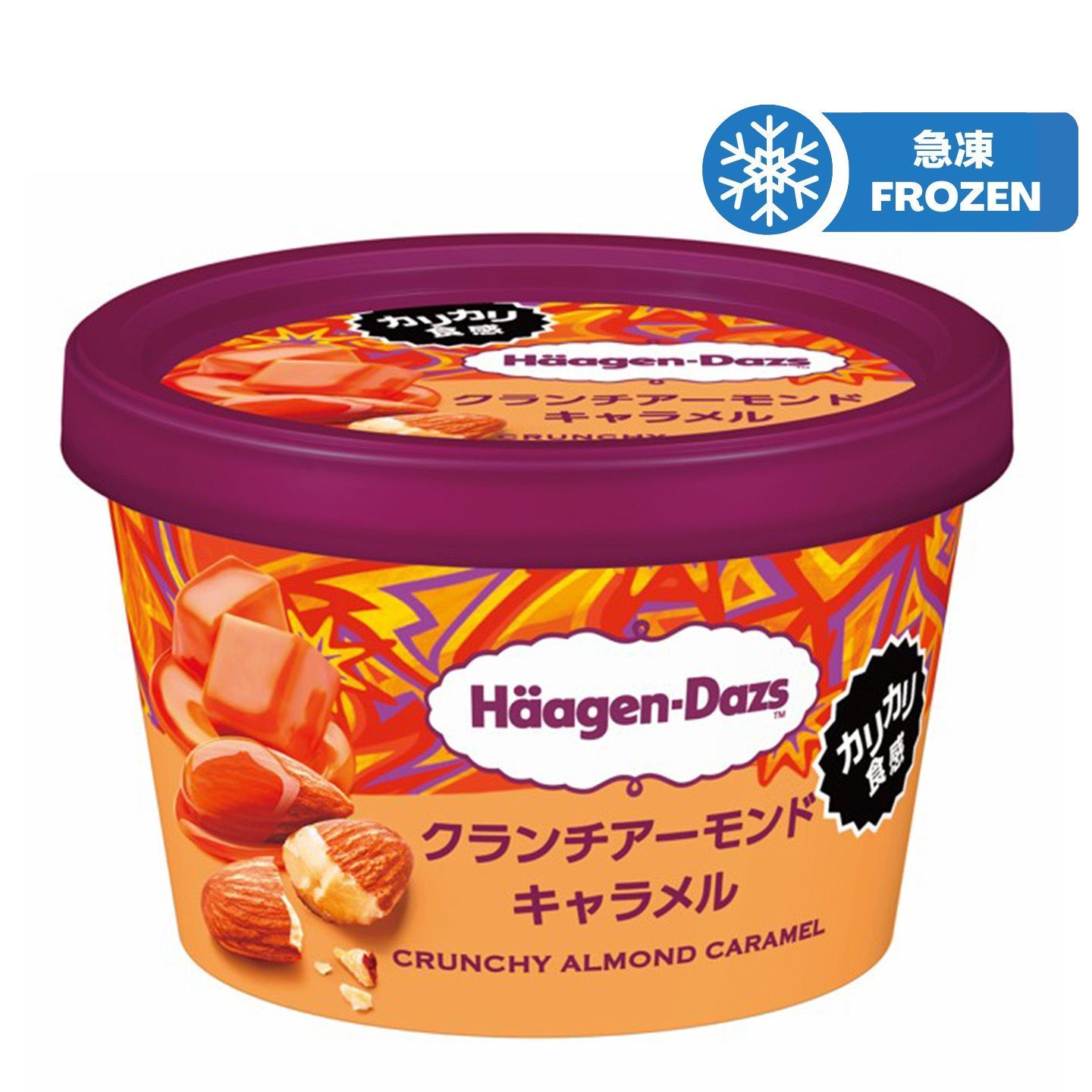 Haagen-dazs Japanese Crunchy Almond Caramel Ice Cream 92ml delivery in ...