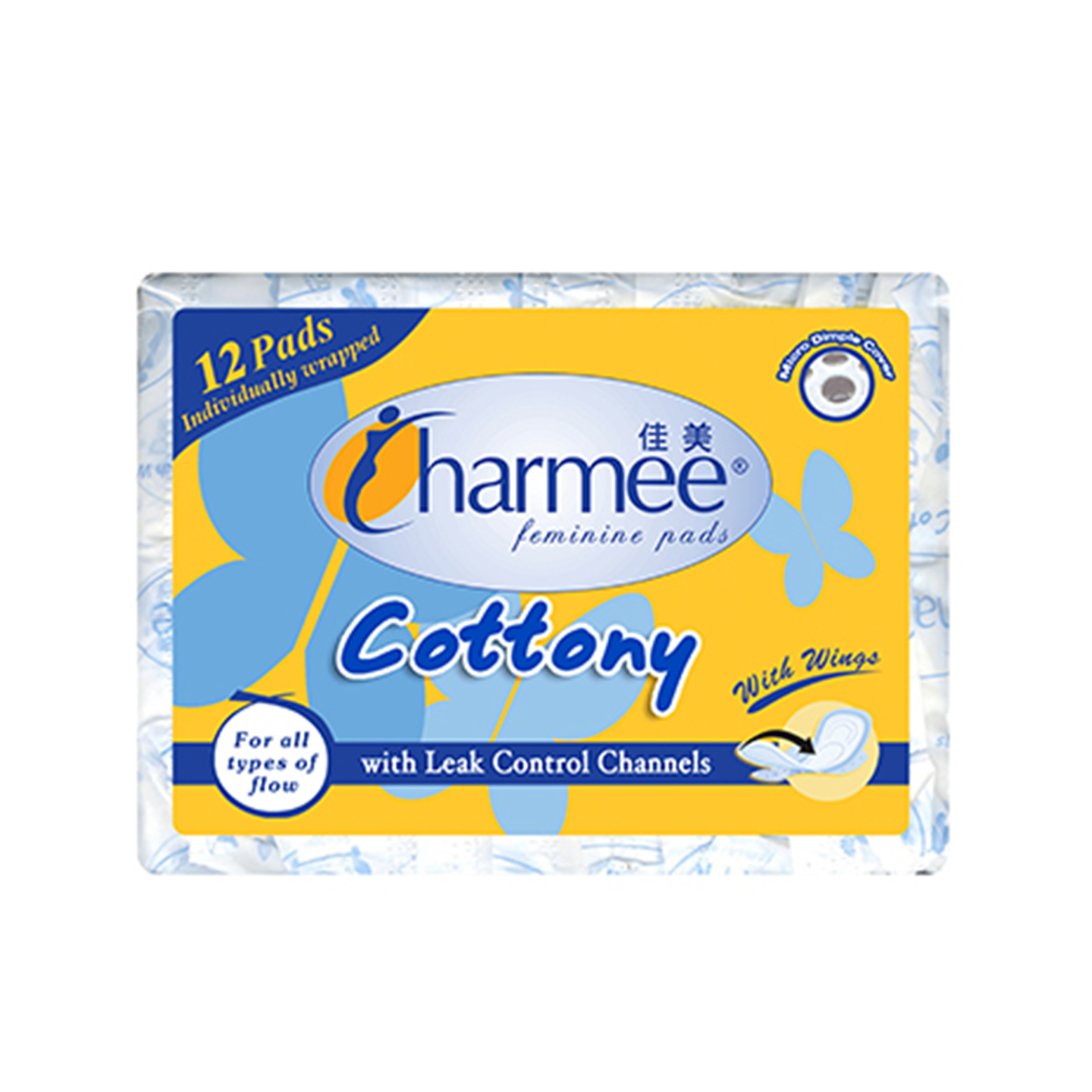 Charmee Sanitary Napkin For All Types of Flow with Wings 12s delivery ...