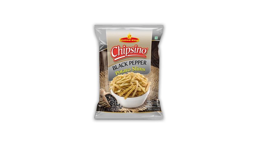 United King Chipsino Black Pepper Potato Slims 50g delivery near you ...