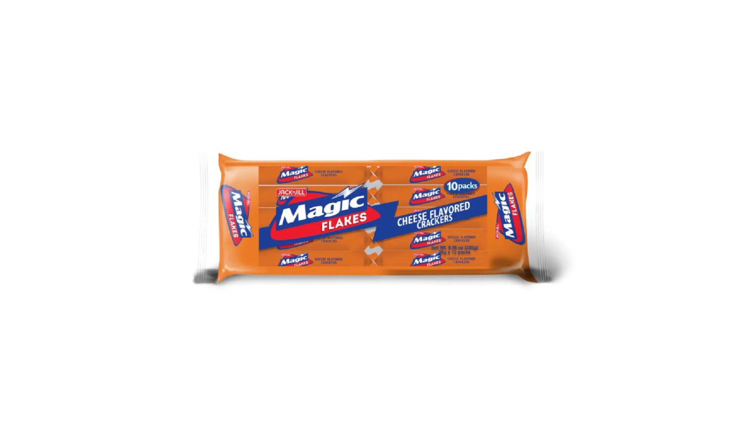 Magic Flakes Cheese Flavored Crackers 28g x 10s delivery in the ...