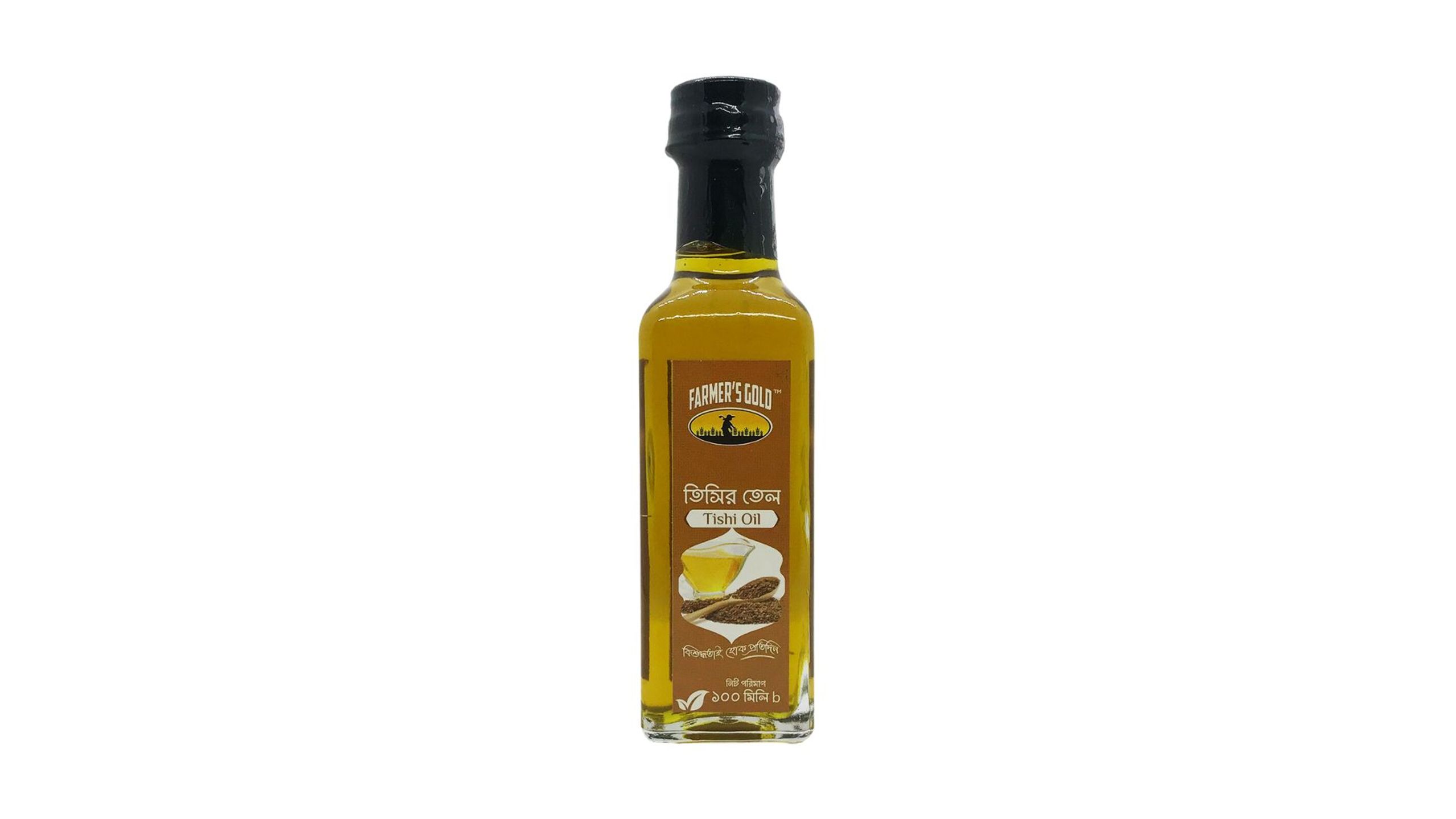 Farmer's Gold Flaxseed Oil (Tisir Tel)100ml delivery in Bangladesh ...