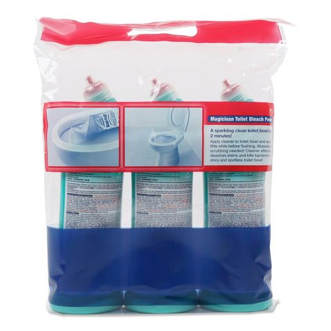 Magiclean Bleach Power Toilet Cleaner Triple Pack 3 x 500ml delivery ...