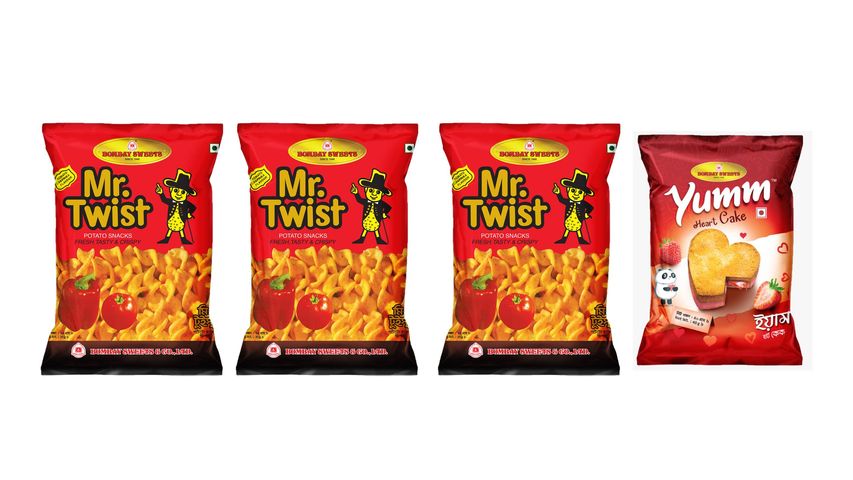 Buy 3 Mr. Twist 25g & Get Free Bombay Sweets Yumm Heart Cake 40g ...