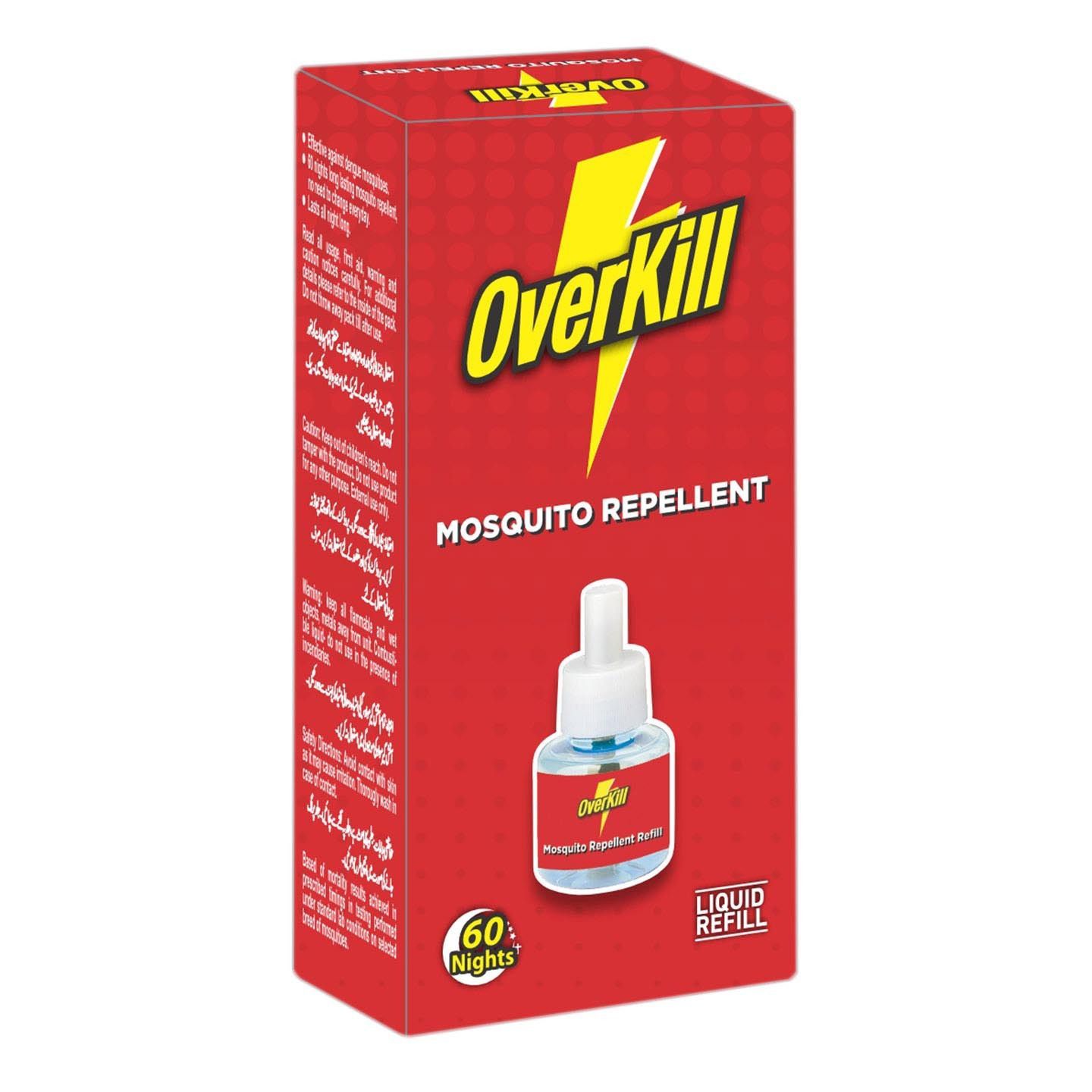 OverKill Mosquito Repellent Vaporizer Refill 1 Unit delivery near you ...